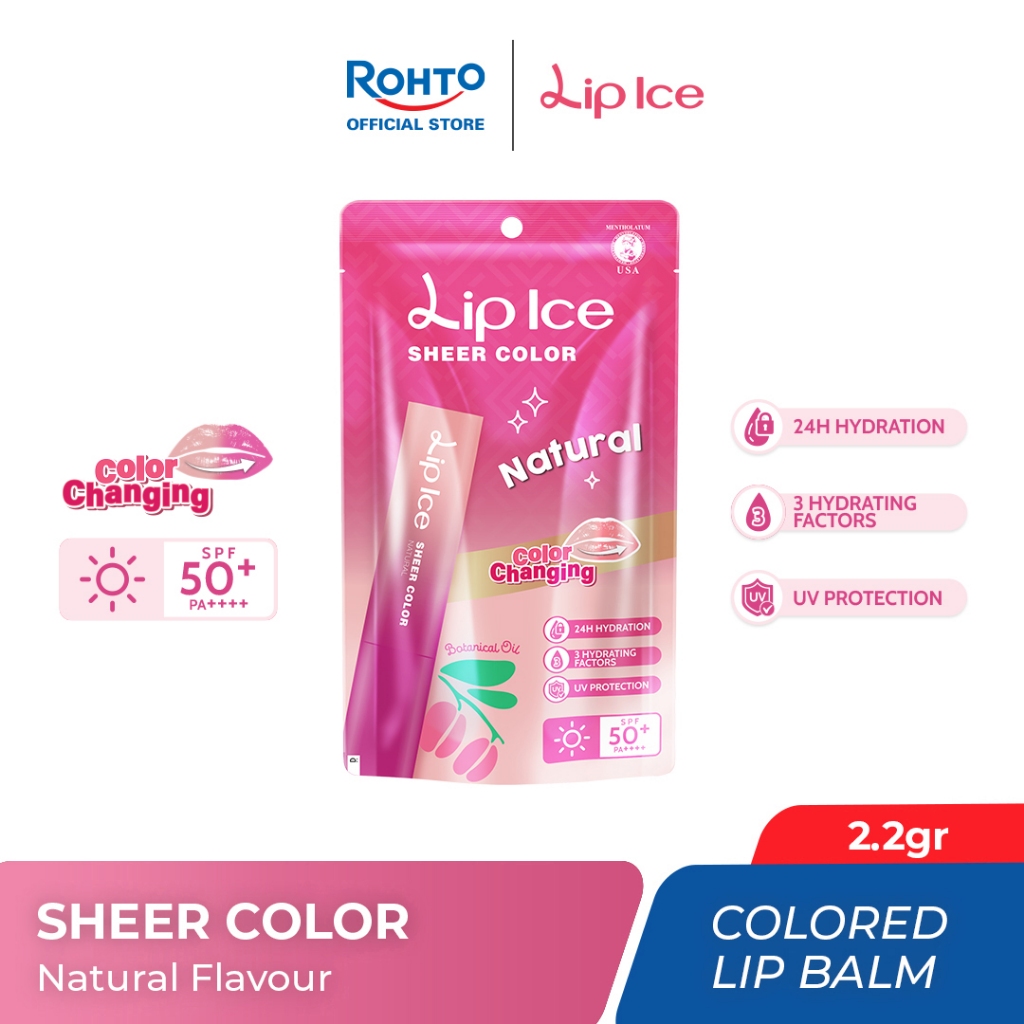 Jual Lip Ice Sheer Color Natural - 2.2gr | Shopee Indonesia