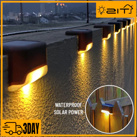 Jual Lampu Led Tangga Tenaga Surya Lampu Solar Outdoor Lampu Pagar Led ...