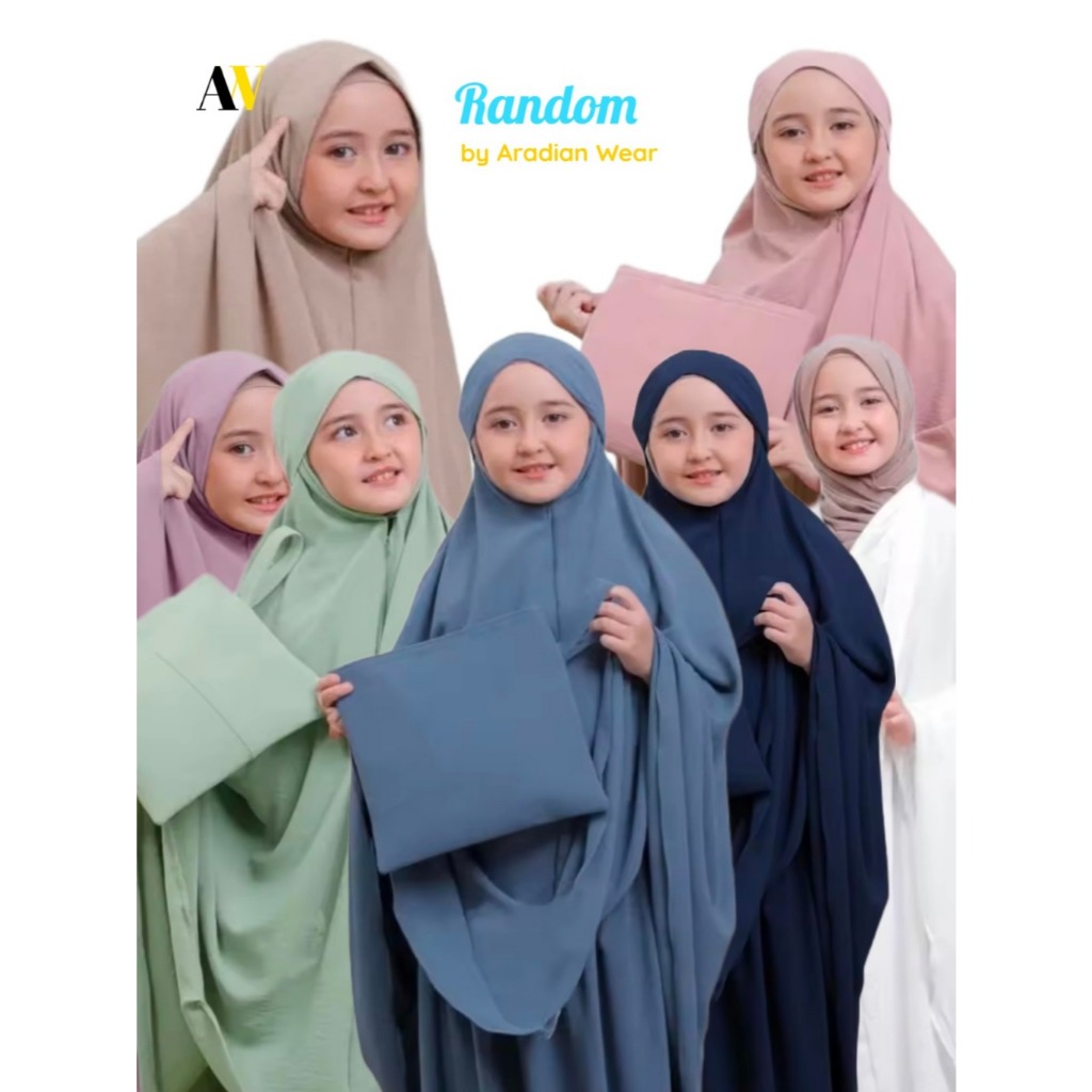 Jual [GRATIS TASBIH] Mukena Anak Tanggung LESTY Crinckle Airflow 3in1 ...