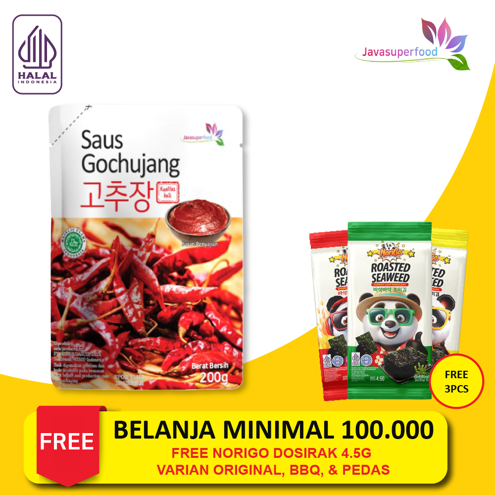Jual Gochujang HALAL 200g Rasa Asli Korea/Sauce Sambel Pasta/Chili ...