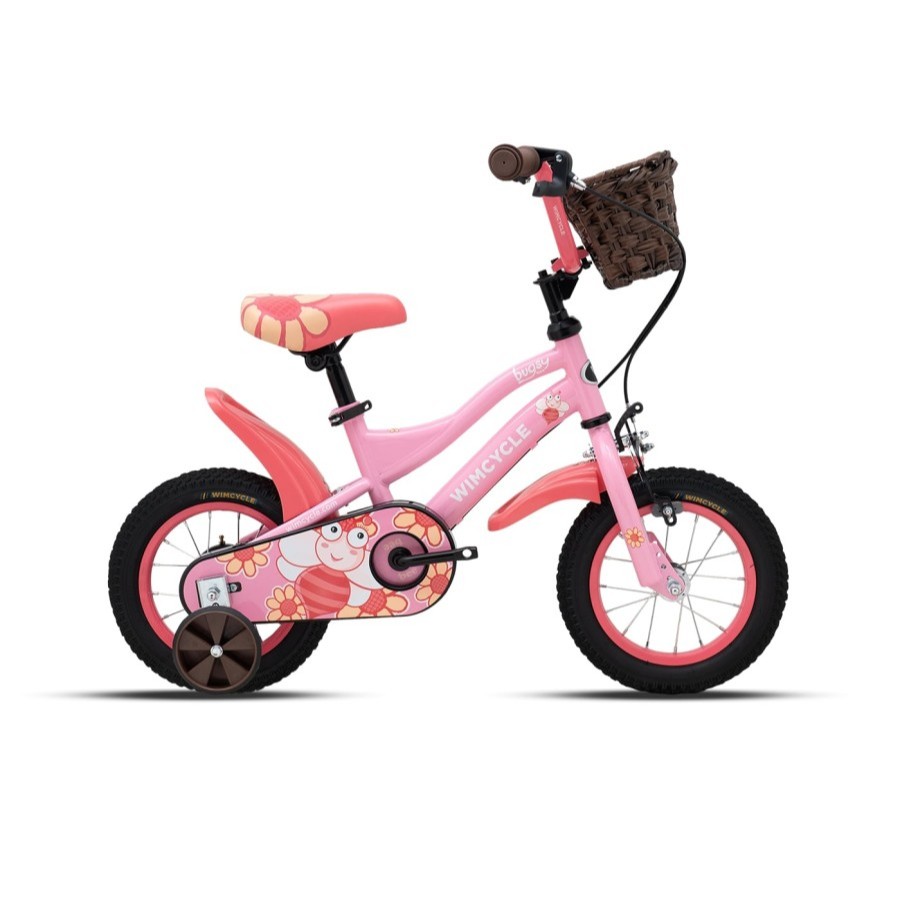 Jual Sepeda Anak Wimcycle Bugsy AQA 12" Girl - Pink | Sepeda Anak ...