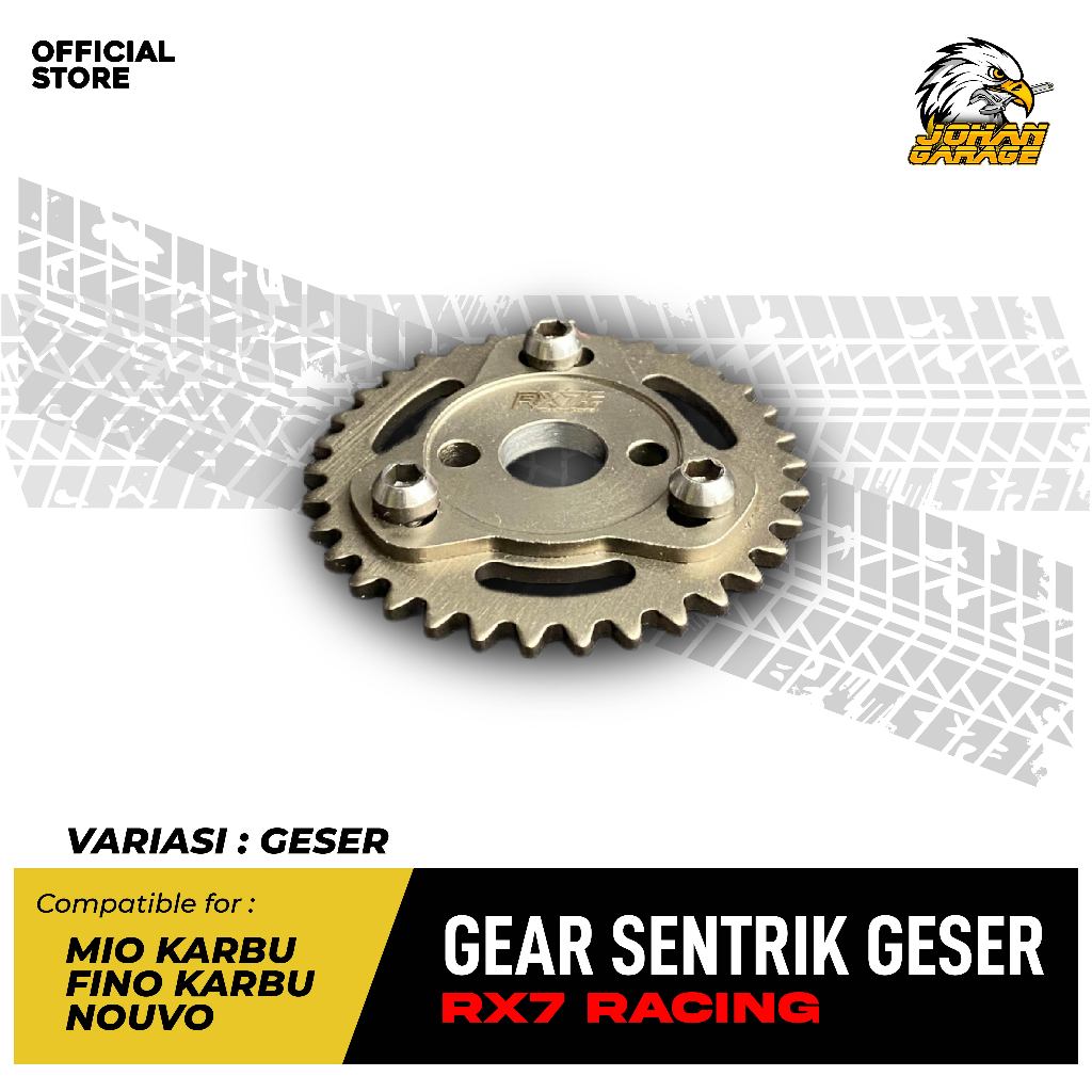 Jual Gigi Sentrik Geser Rx7 Racing Mio Karbu Fino Karbu Nouvo | Shopee ...