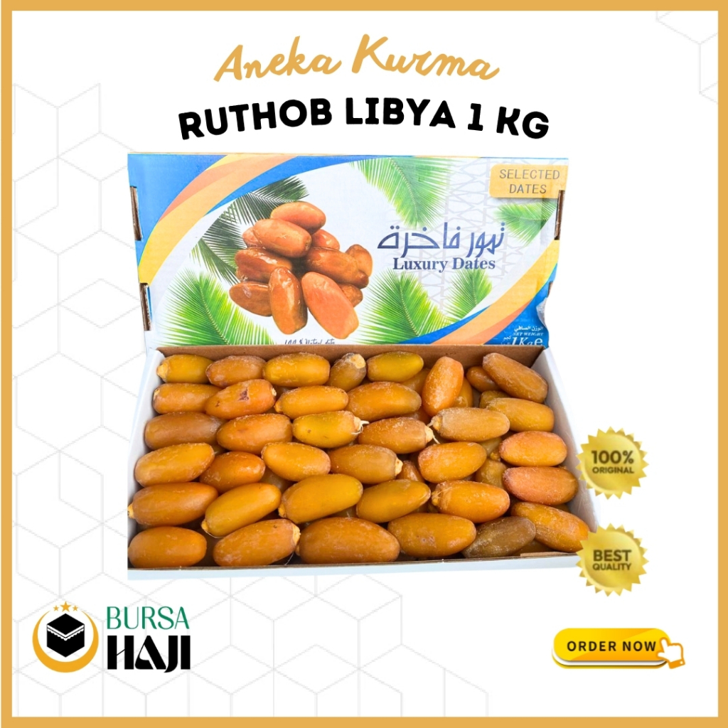 Jual Kurma Ruthob Libya 1 kg Selected Kurma Fresh Kuning | Shopee Indonesia