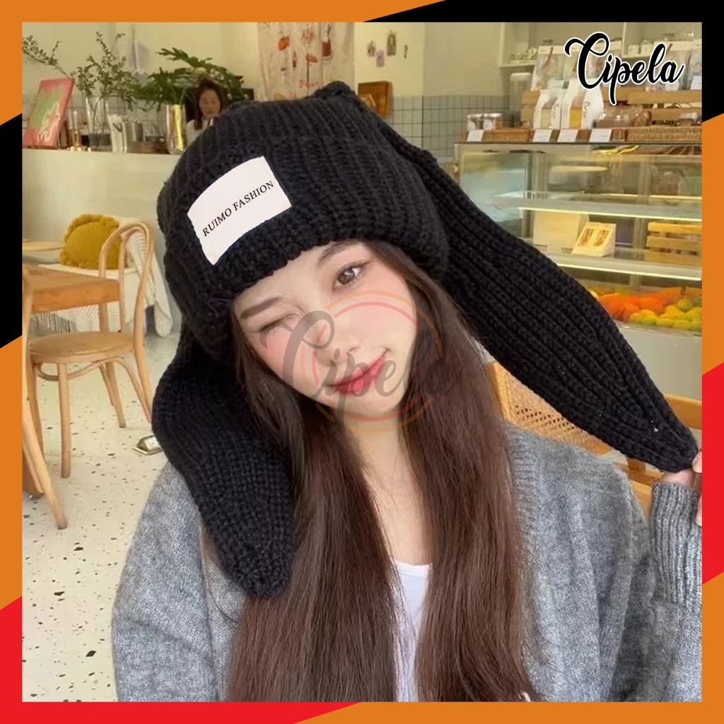 Jual Cipelashop Topi Series D-7 Series Topi K-POP KOREA Rajutan Telinga ...