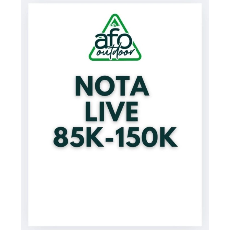 Jual Nota live 85 - 150 (sudah termasuk admin) | Shopee Indonesia