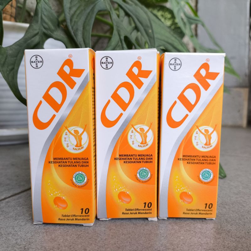 Jual CDR Suplemen kalsium rasa jeruk 10 tablet | Shopee Indonesia