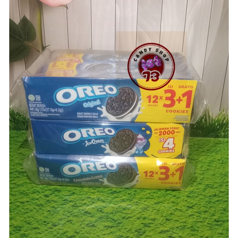 Jual OREO LUP ISI 12 PCS RASA ORIGINAL ICE CREAM CHOCOLATE | Shopee ...