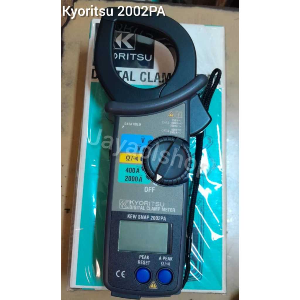 Jual Digital AC Clamp Meter / Tang Ampere Digital Kyoritsu 2002PA ...