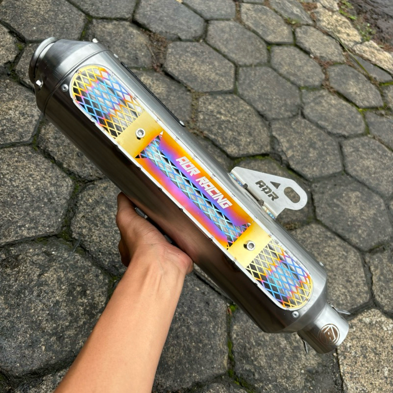 Jual KNALPOT STD RACING MATIC ADR DC COVER | Shopee Indonesia