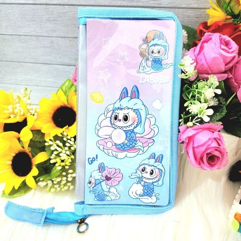 Jual Dompet Disiplin Keuangan Labubu Biru Cute Dompet Pintar Menabung ...