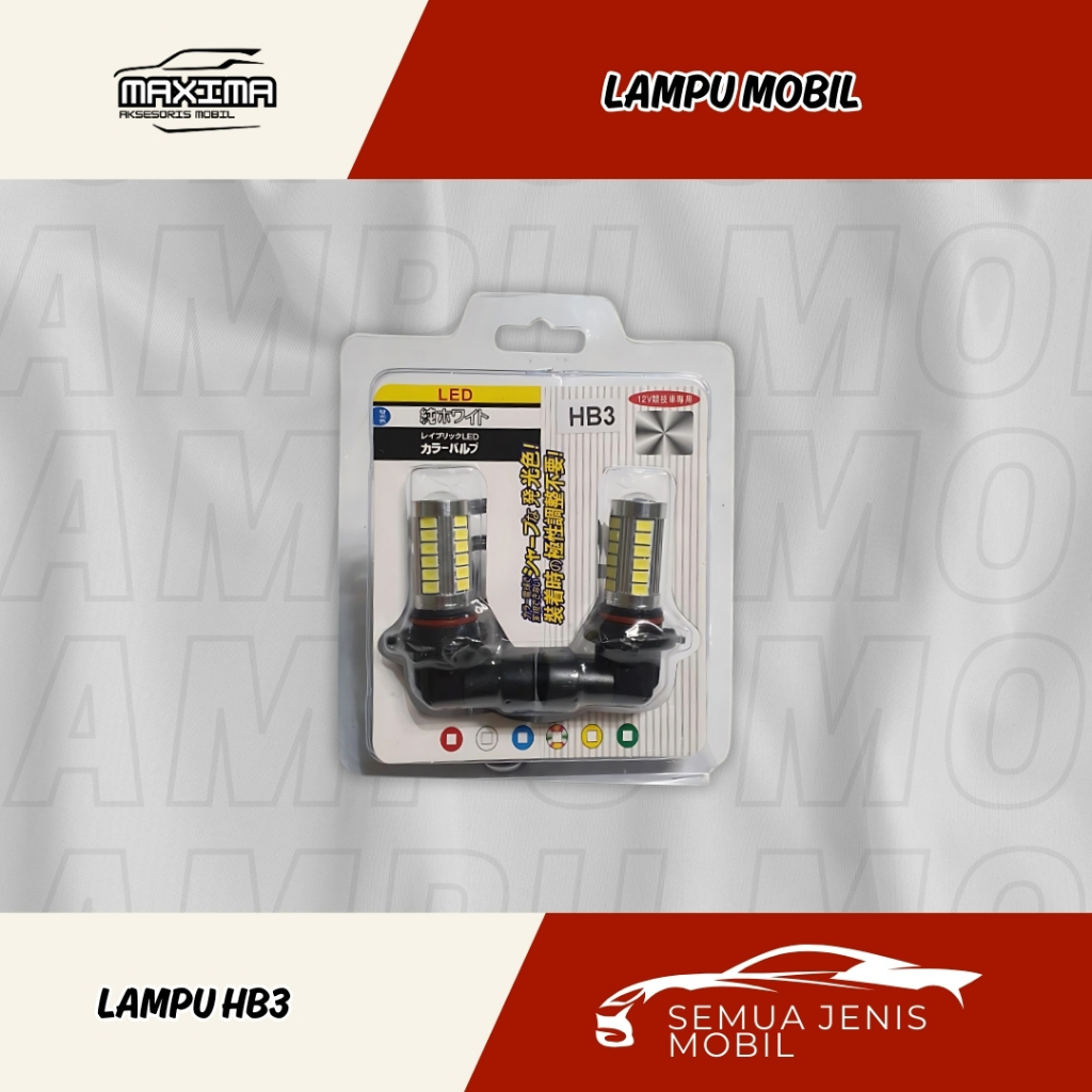Jual Dop Led HB3 12v Lampu Mobil | Shopee Indonesia