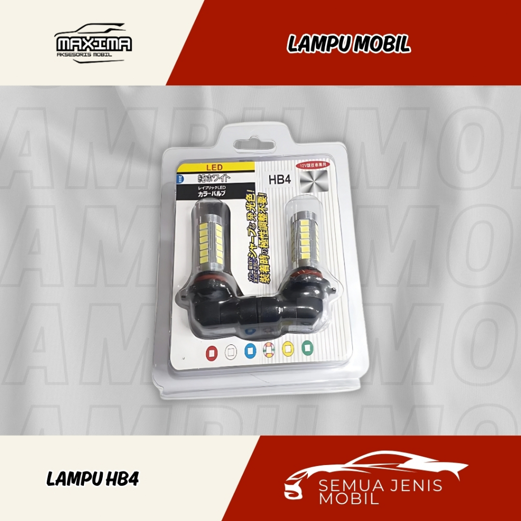 Jual Lampu Dop LED HB4 Putih 12v Lampu Mobil Super Terang Headlight ...