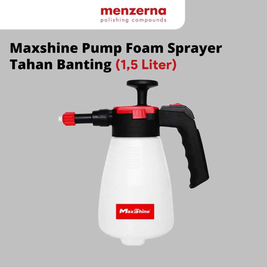 Jual MURAH MAXSHINE 1,5 Liter Hand Pump Foam Sprayer Tabung Snow Foam ...
