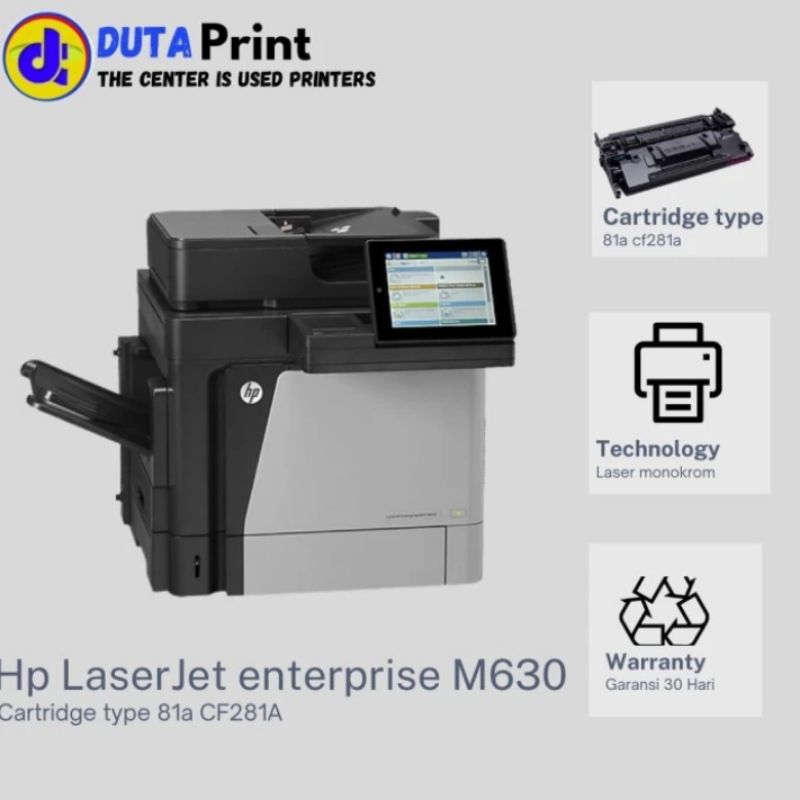Jual printer hp LaserJet enterprise MFP M630 | Shopee Indonesia