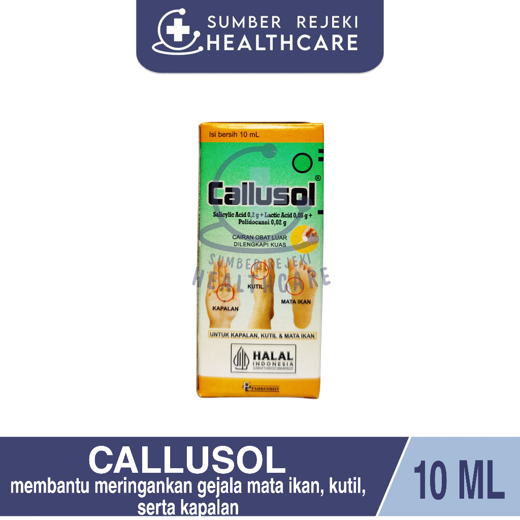 Jual Callusol untuk Menghilangkan Kutil, Mata Ikan, Kapalan 10 mL ...