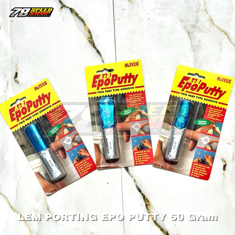 Jual LEM PORTING EPO PUTTY ALTECO LEM EPO PUTTY 50GRAM LEM BESI PORTING ...