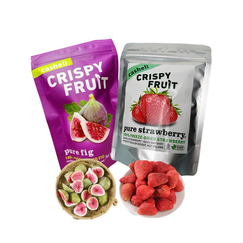 Jual casheli Crispy Bundle of 2 Freeze-dried Fig 30g +Freeze-dried Strawberry 30g | Shopee Indonesia