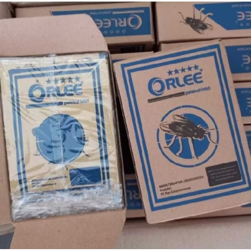 Jual Lem Lalat ORLEE 1 Box Isi 100 Lembar | Shopee Indonesia