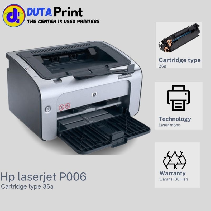 Jual Printer hp LaserJet P1006 second siap pakai | Shopee Indonesia
