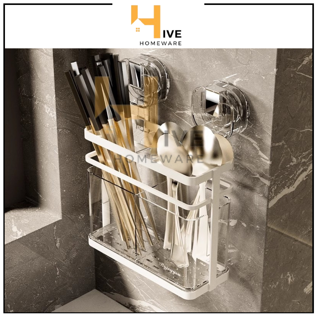 Jual HIVE Tempat Sendok Garpu Gantung Estetik Kualitas Tinggi Stainless ...