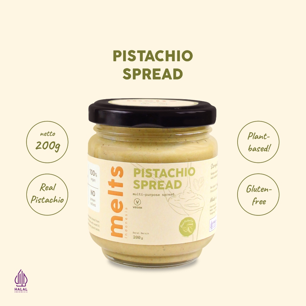 Jual Melts Spread 200g - Pistachio Kunafa Almost Dark Chocolate Finally Dark Chocolate Chocolate ...