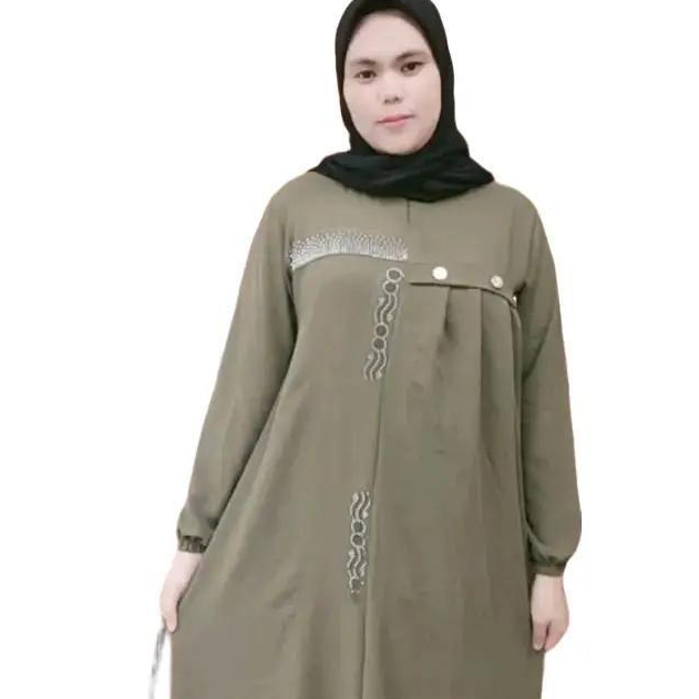 Jual Gamis wanita model terbaru 2025 variasi swarovsky_dres lebaran ...