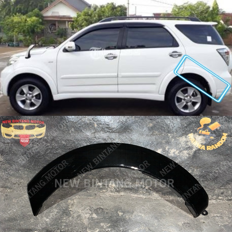 Jual Over fender toyota rush terios belakang kiri 2010 2016 original ...