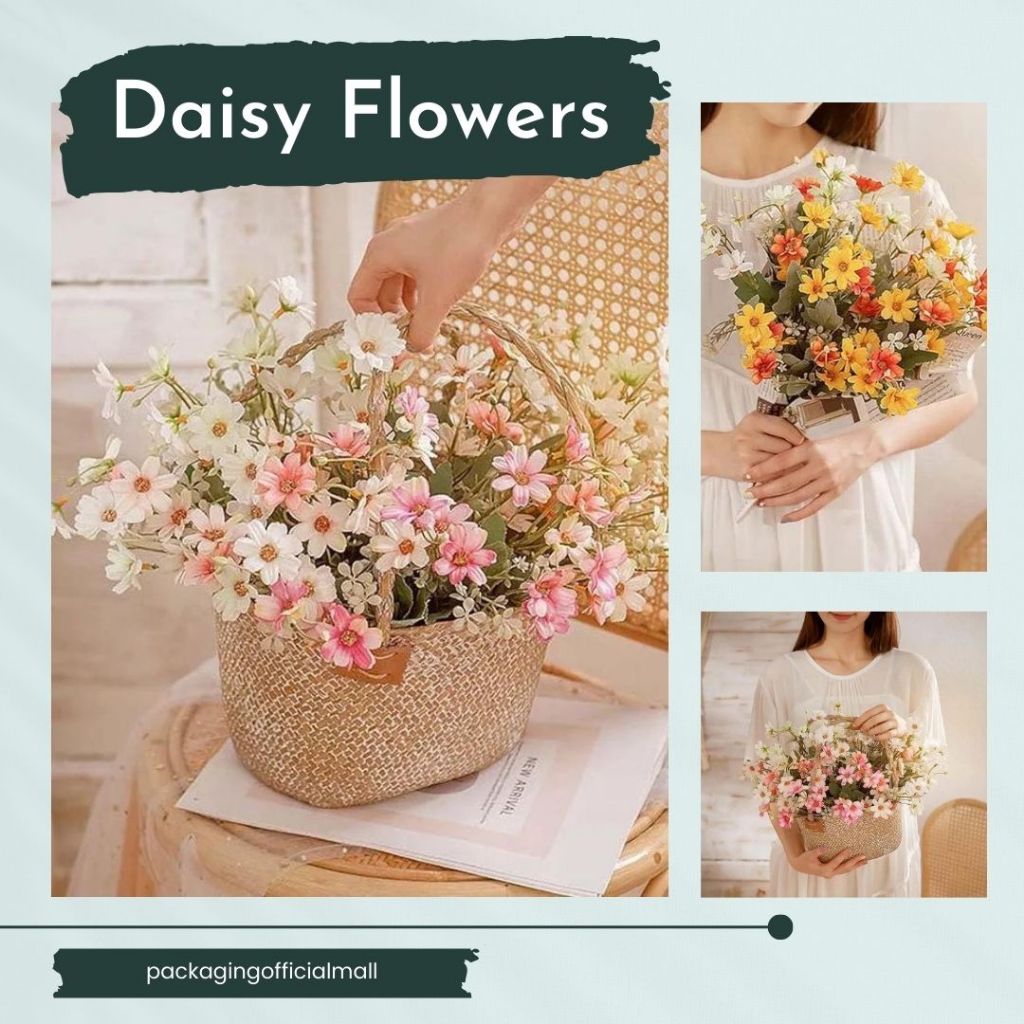 Jual DAISY FLOWERS / KEPALA BUNGA PALSU / BUNGA BUKET / BUNGA KERING ...