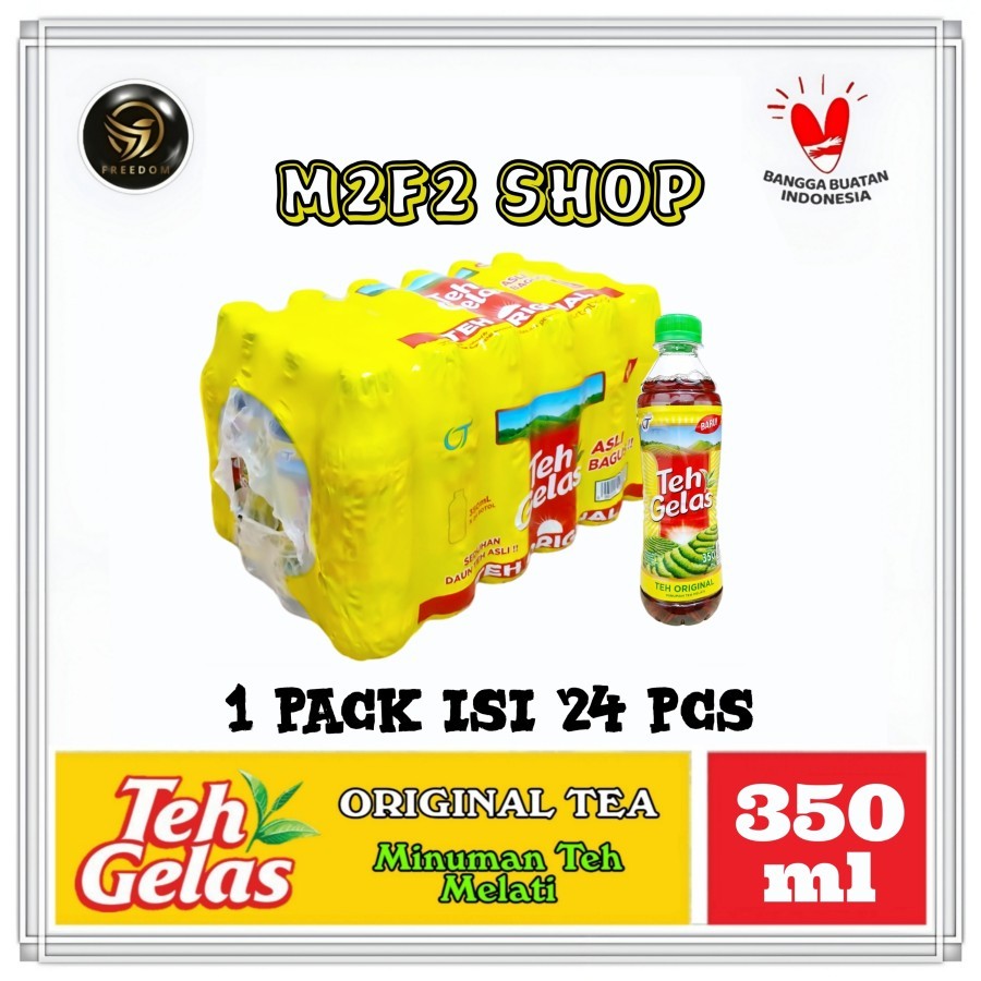 Jual Teh Gelas Original Botol Plastik Pet - 350 ml (Kemasan Pack ...