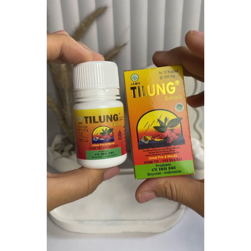 Jual TILUNG KAPSUL 500mg Obat Tifus Kapsul Cacing Obat Demam,Tipes ...