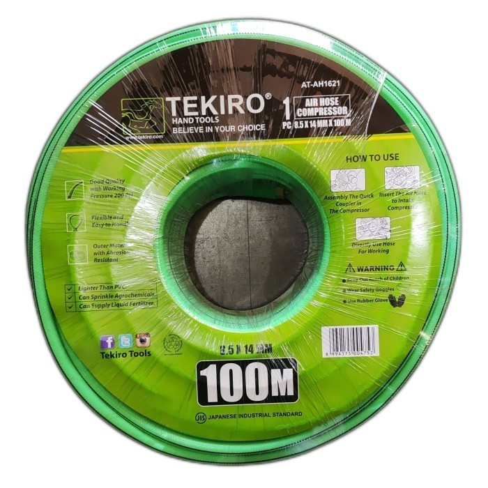 Jual SELANG KOMPRESOR 1ROLL TEKIRO 100 M/SELANG ANGIN KOMPRESOR TEKIRO ...