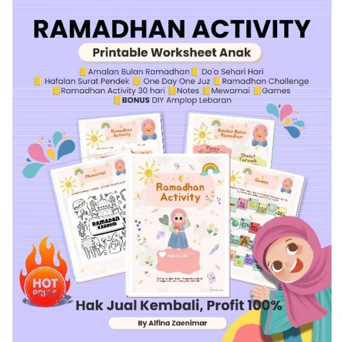 Jual WORKSHEET RAMADHAN ACTIVITY ANAK PRINTABLE (DIGITAL PRODUK ...