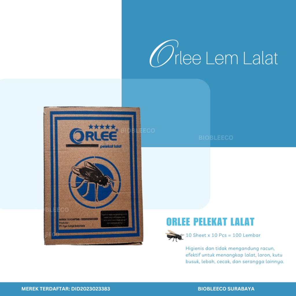 Jual Lem Lalat Orlee (1 box isi 100 lembar) | Shopee Indonesia