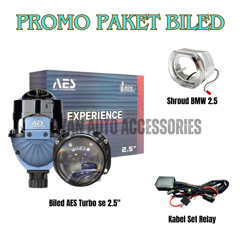 Jual Paket Set Biled Projie Projector Aes Bullaes TURBO SE EXPERIENCE2 ...