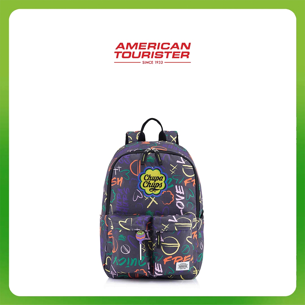 Jual Chupa Chups X American Tourister Backpack Asr - Asphalt/Yellow ...