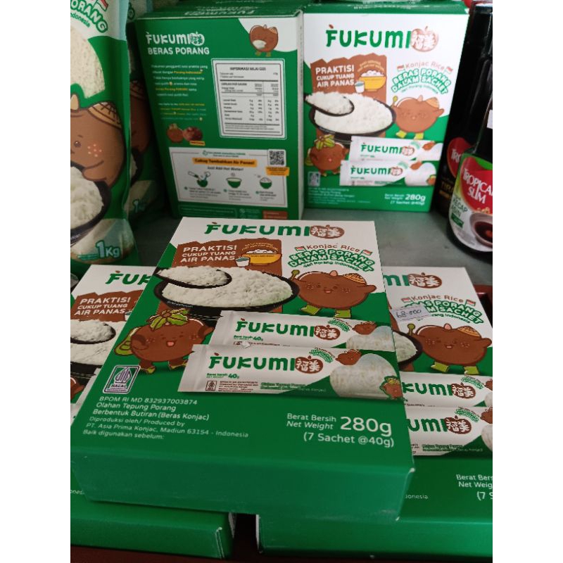 Jual Fukumi Beras Porang Box isi 7 sachet 280 gr | Shopee Indonesia