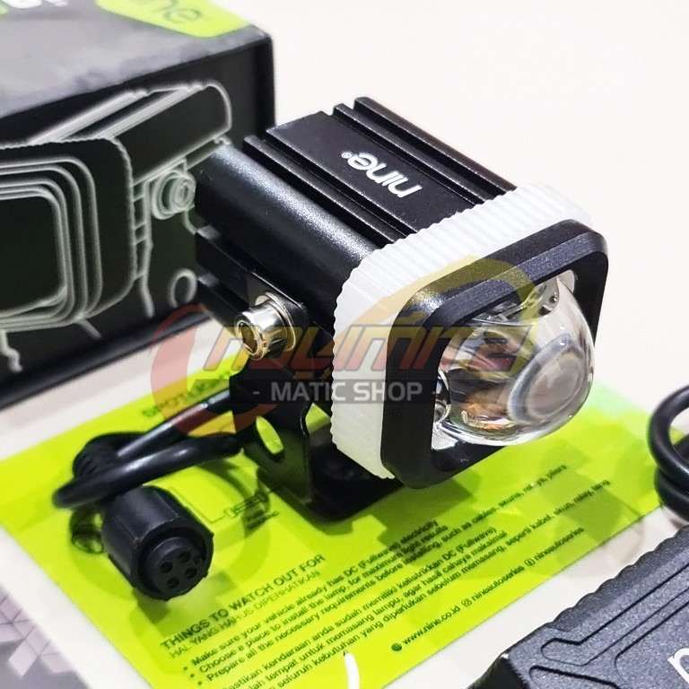 Jual Lampu Sorot Tembak Foglamp Nine Luximos LED R1 Devil Eyes D2 Laser ...