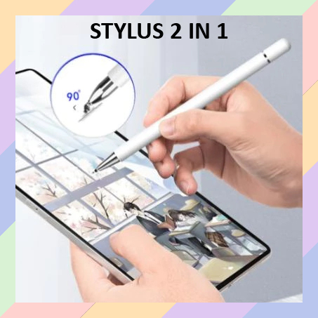 Jual BG03 Pulpen HP TABLET Stylus Pen Universal Touch 2 IN 1 PULPEN ...