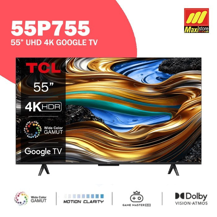 Jual TCL 55P755 [55"] 4K UHD Google Smart TV HDR 10+ Dolby Vision Atmos ...