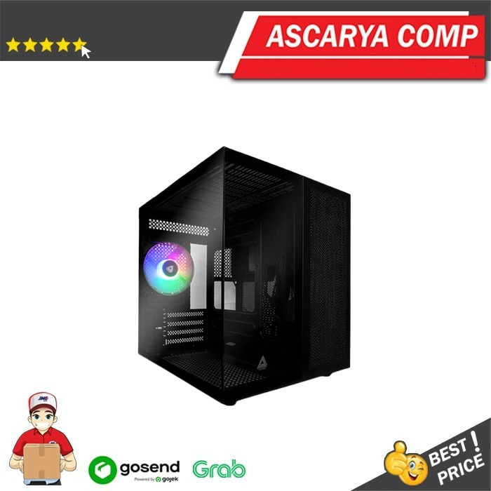Jual Casing Paradox Gaming Case Rengganis Black - Dual chamber Micro ...