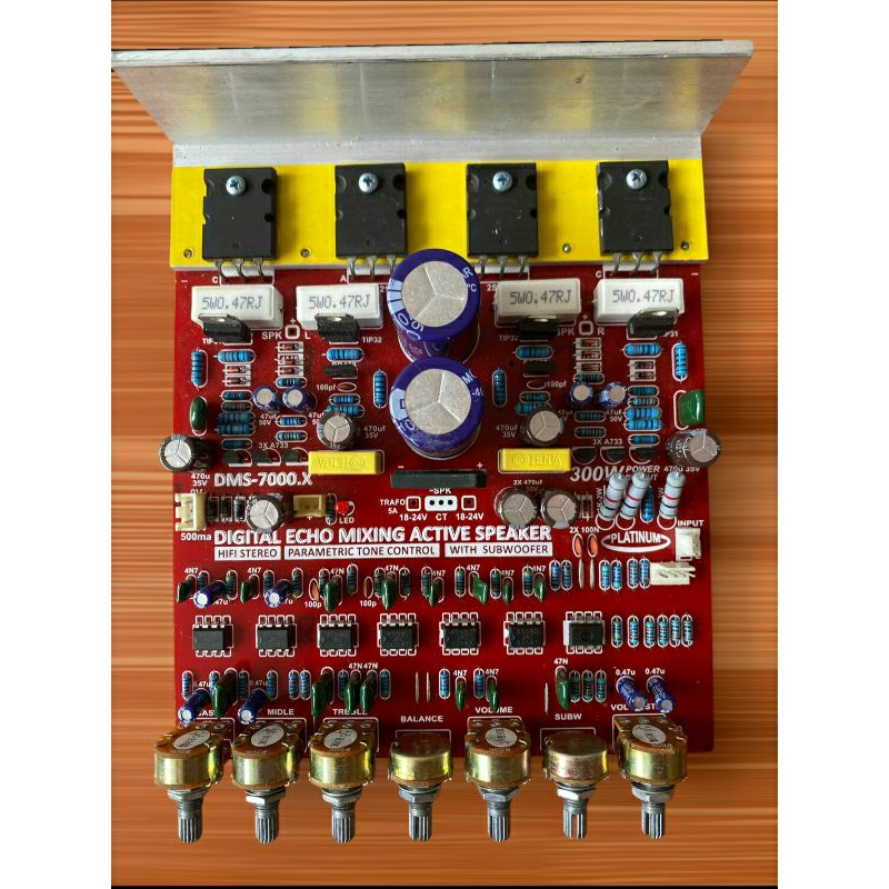 Jual DMS-7000 X Digital Echo Mixing Stereo Active Speaker | Shopee ...