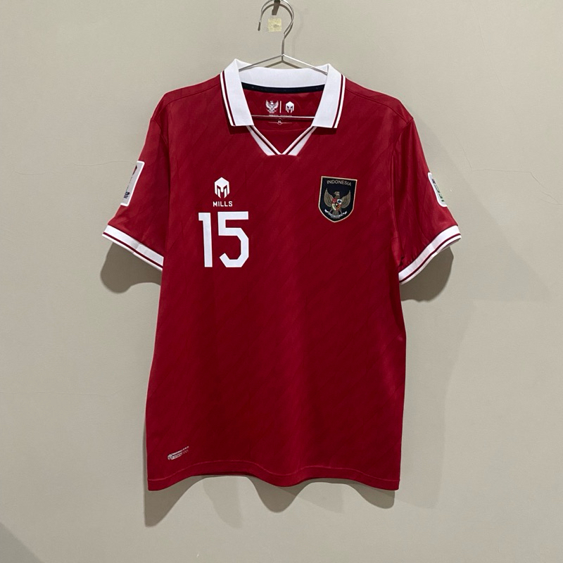 Jual MILLS Timnas Home 2022 Original Replica - Jersey Tim Nasional ...