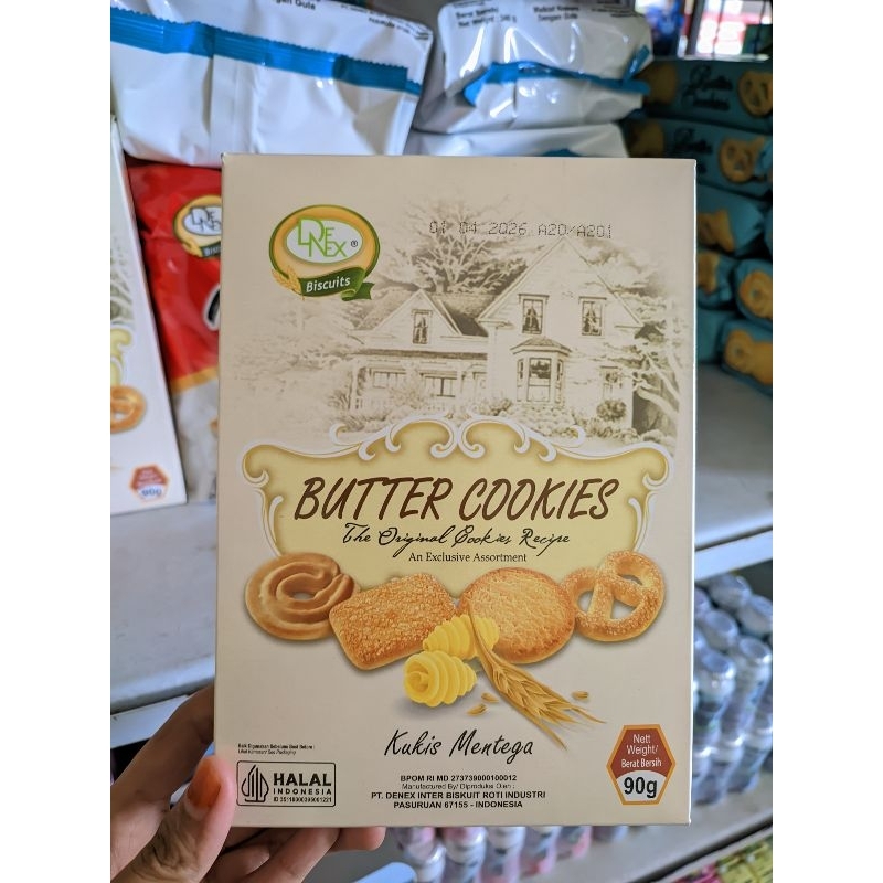 Jual Denex butter cookies isi24 (dus) dan biskitop kugi (dus) | Shopee ...