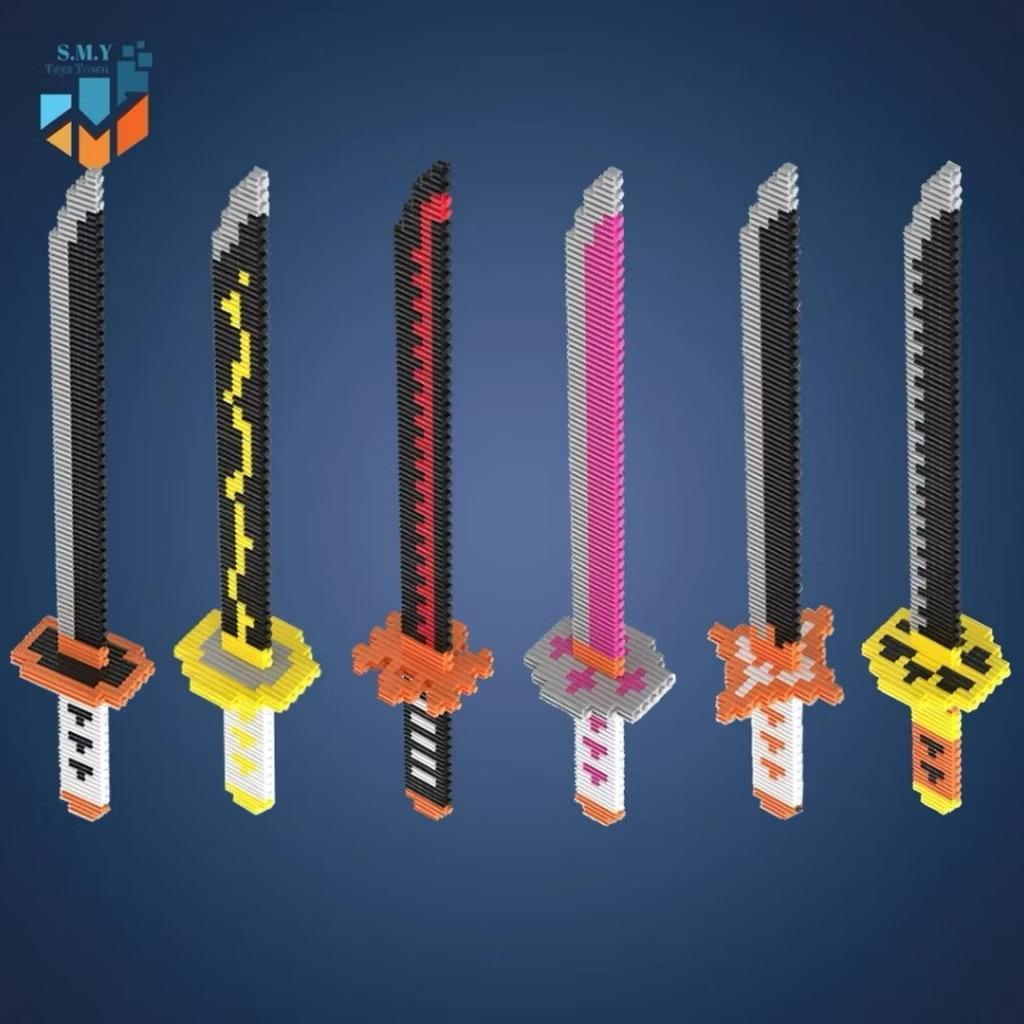 Jual TSC SMY Toystown Nano Blok Bricks Sword Pedang Demon Slayer Series ...