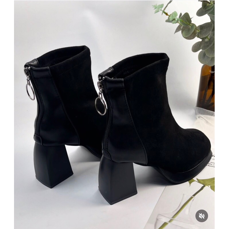 Jual s992 sepatu booth wanita import realpict | Shopee Indonesia