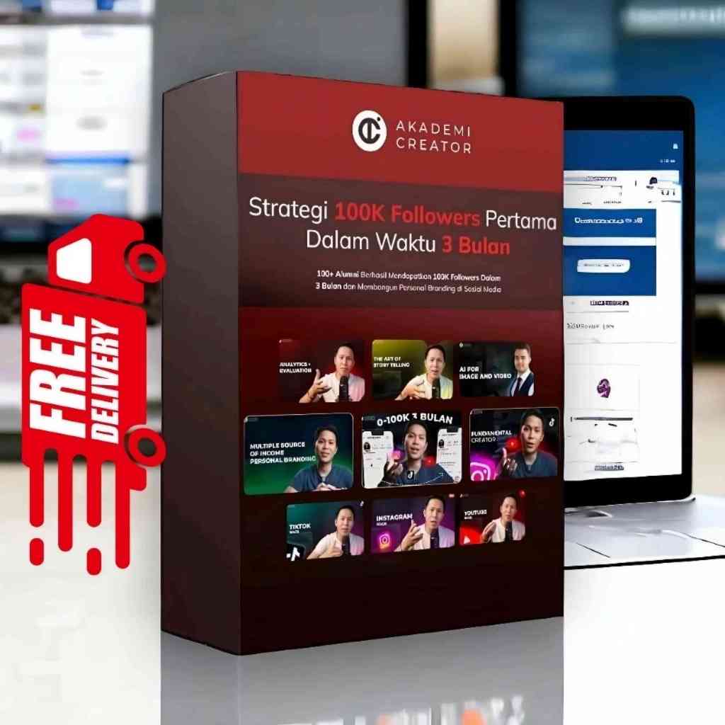 Jual Kelas Akademi Creator: Raih 100K Followers dalam 3 Bulan | Shopee Indonesia