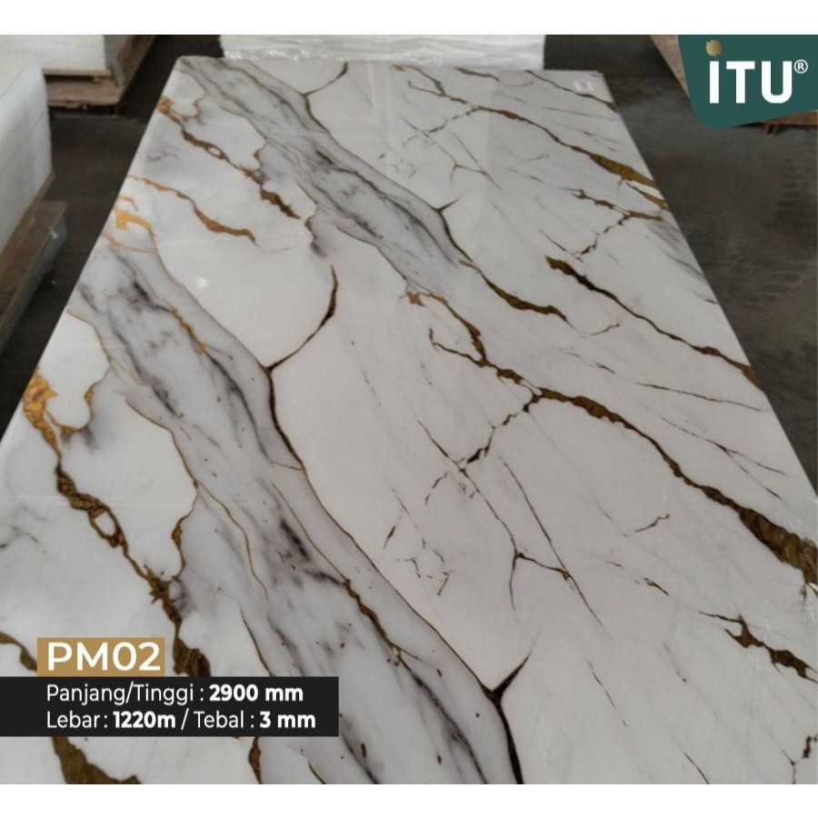 Jual PVC Wall Marble | Wall Marble Premium Import | Merk ITU | 3MM ...
