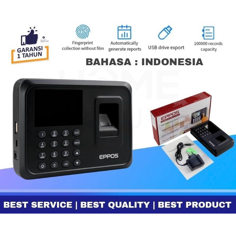 Jual Mesin Absensi Fingerprint Laporan Bentuk Excel / Mesin Absen Sidik ...