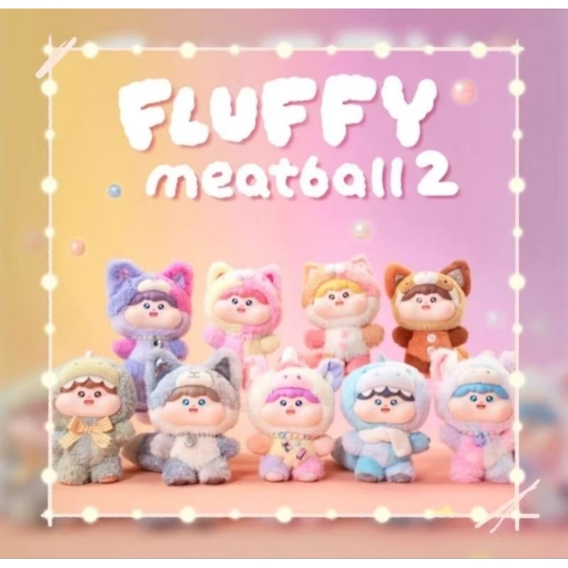 Jual Lovely- Blind Box Fluffy meatball Migo Labubu Cinnamoroll ...