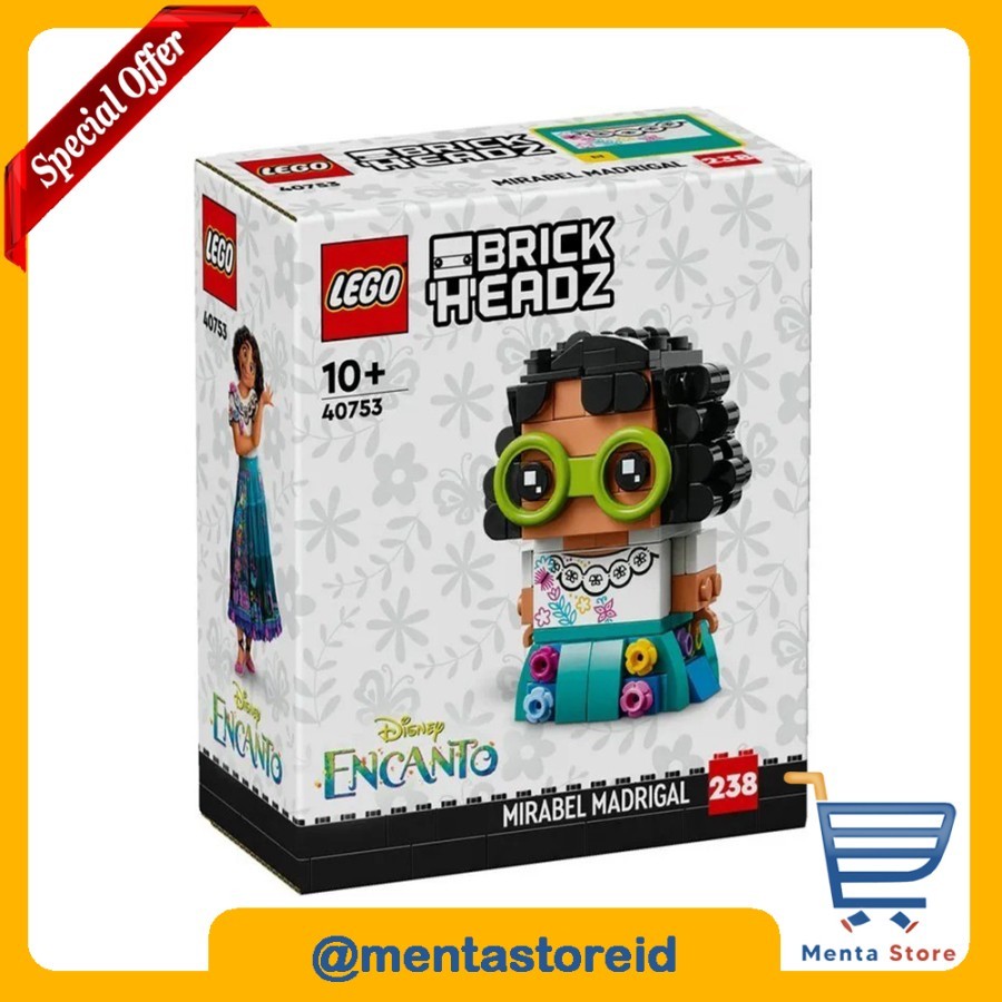 Jual LEGO Brickheadz 40753 Mirabel Madrigal Disney Encanto | Shopee ...